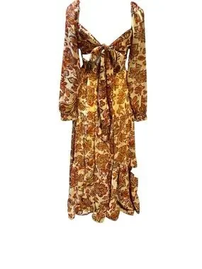 Jessica Simpson | Dresses | Jessica Simpson Vneck Bohemian Empire Rust ...